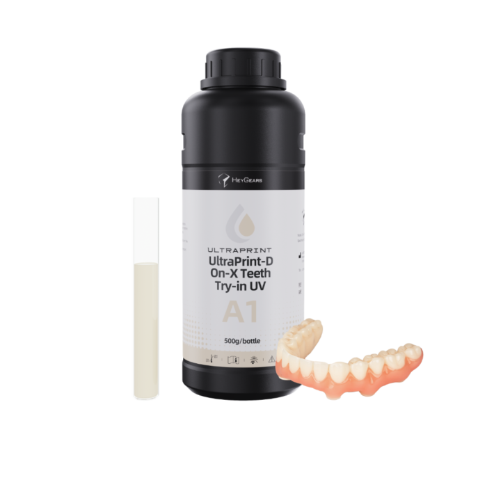 Résine UltraPrint-Dental On-X Teeth Try-in UV d'HeyGears | ASTEM